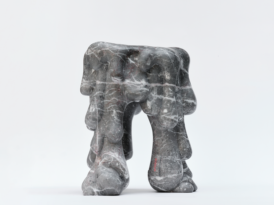 WRINKLE MARBLE PITCH DROP STOOL | GARDE – Garde