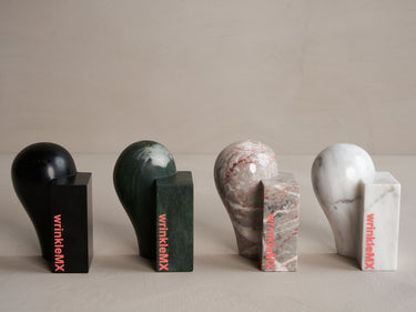 WRINKLE MARBLE PITCH DROP STOOL | GARDE – Garde