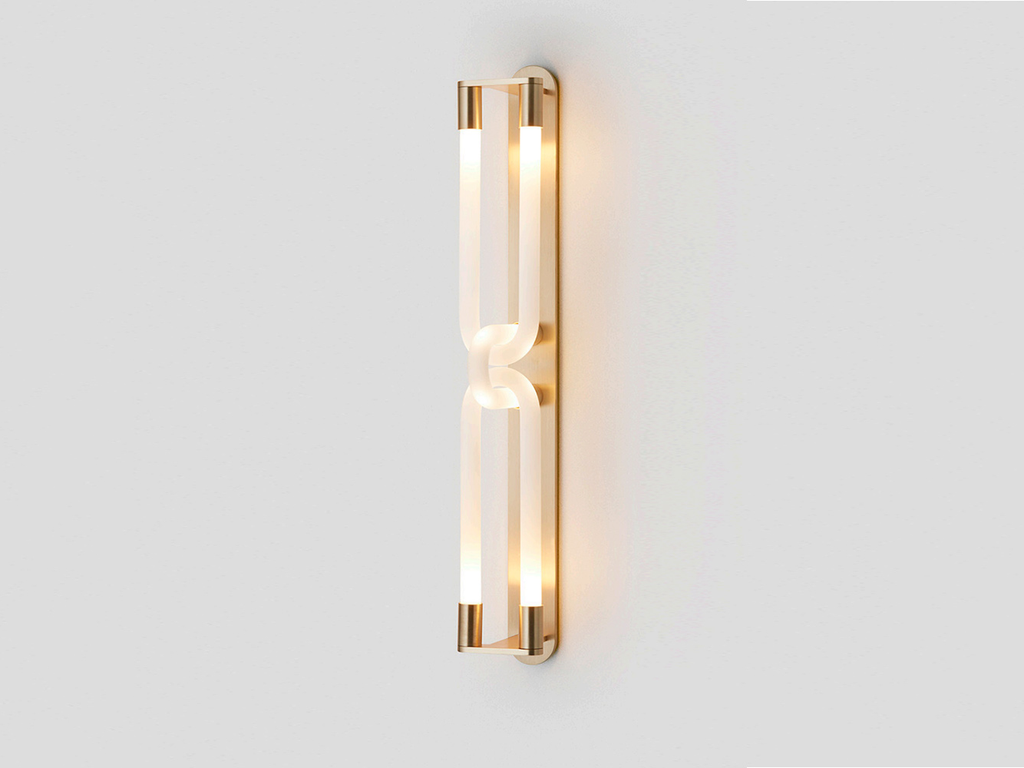 ARTICOLO LOOPI DOUBLE WALL SCONCE H24" x W3.37" – Garde